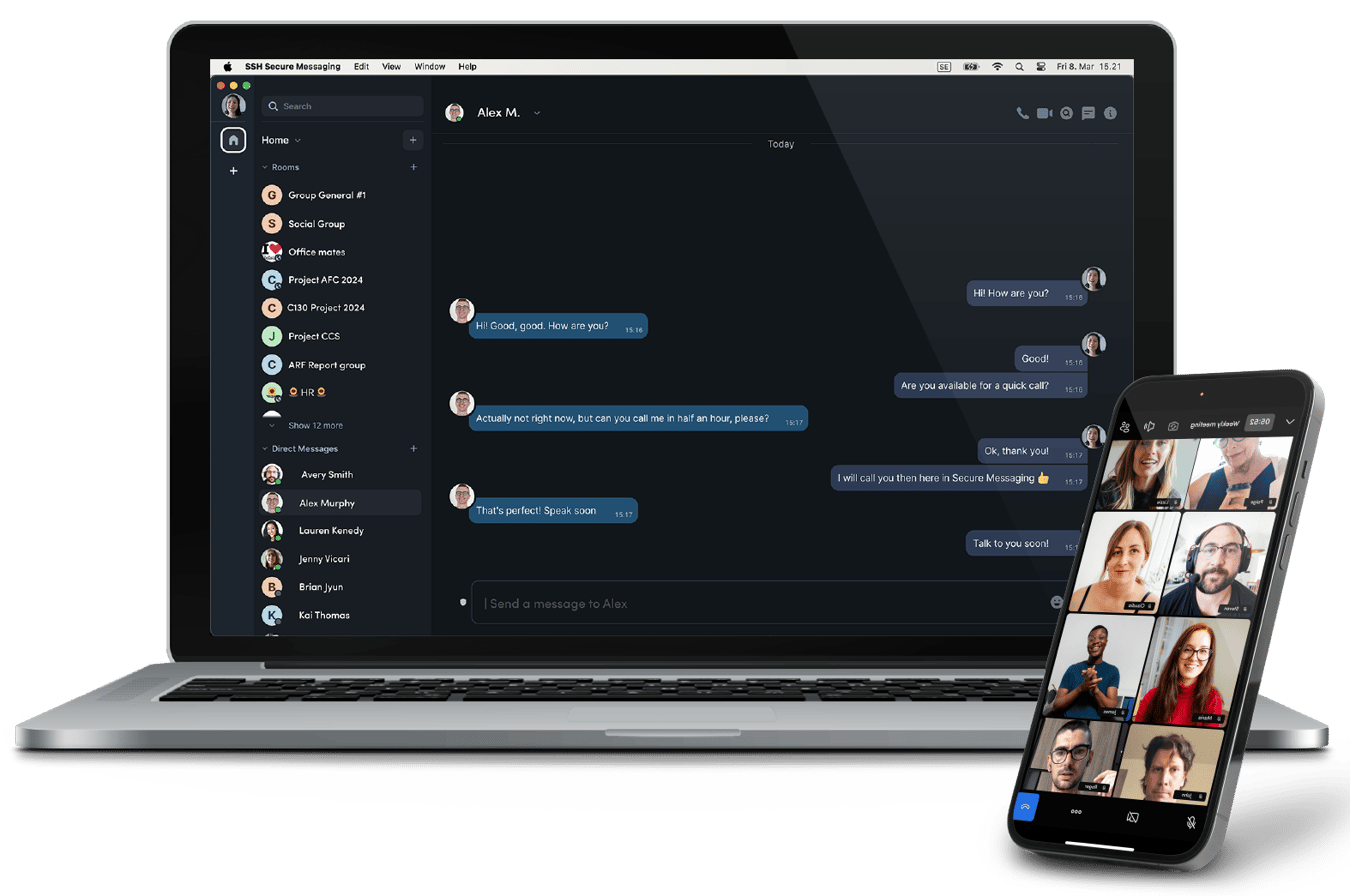 Try SalaX Secure Messaging for free | SSH Communications Security