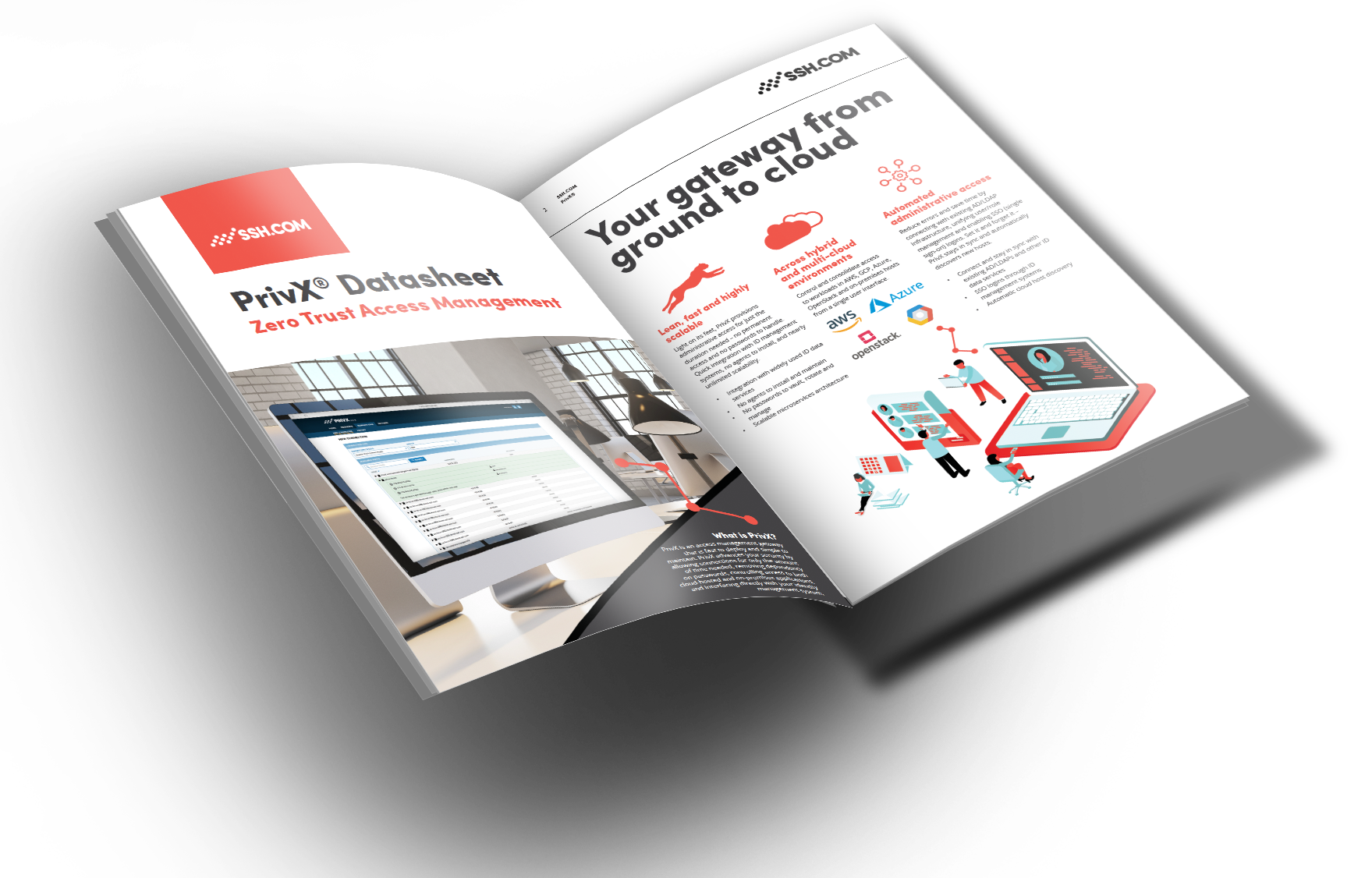 SSH.COM PrivX access management software datasheet download