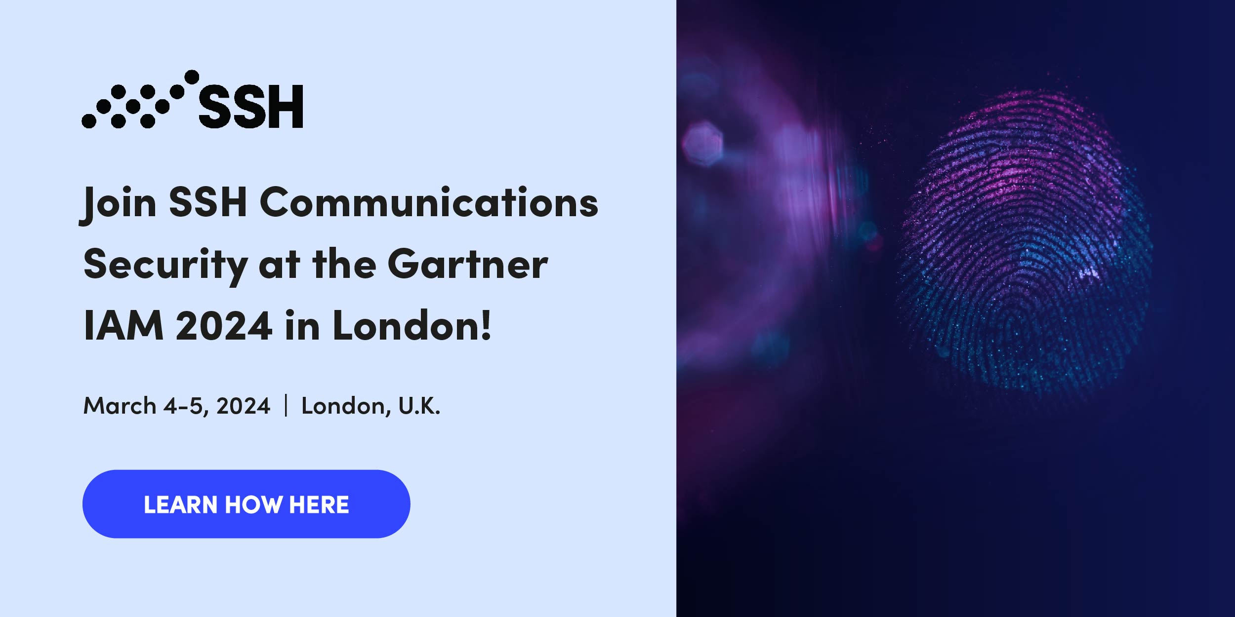 Meet with SSH at the Gartner® IAM Summit 2024 | SSH