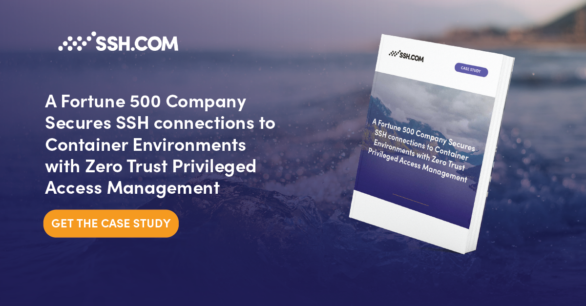 Fortune 500 secures privileged container SSH access with Zero Trust