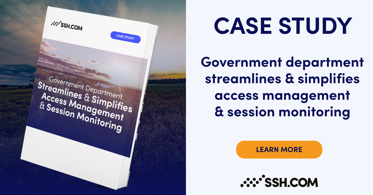 PrivX Case Study - Government department streamlines access management